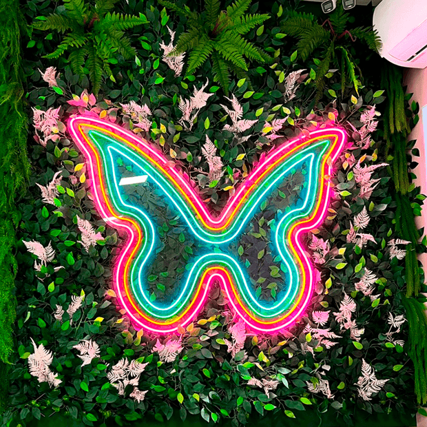 Neon Led - ASAS COM LINHAS - 110x150cm | Atacado neon