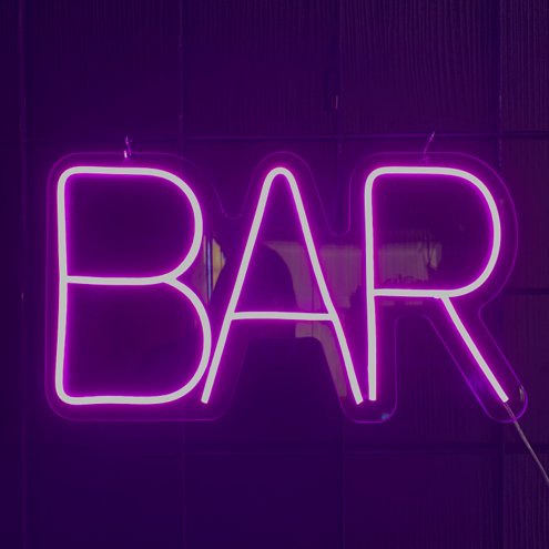 Neon Led - BAR - 50x50cm | Atacado neon