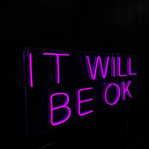 Placa luminária neon Led - BOCA - 30x20cm | Atacado Neon