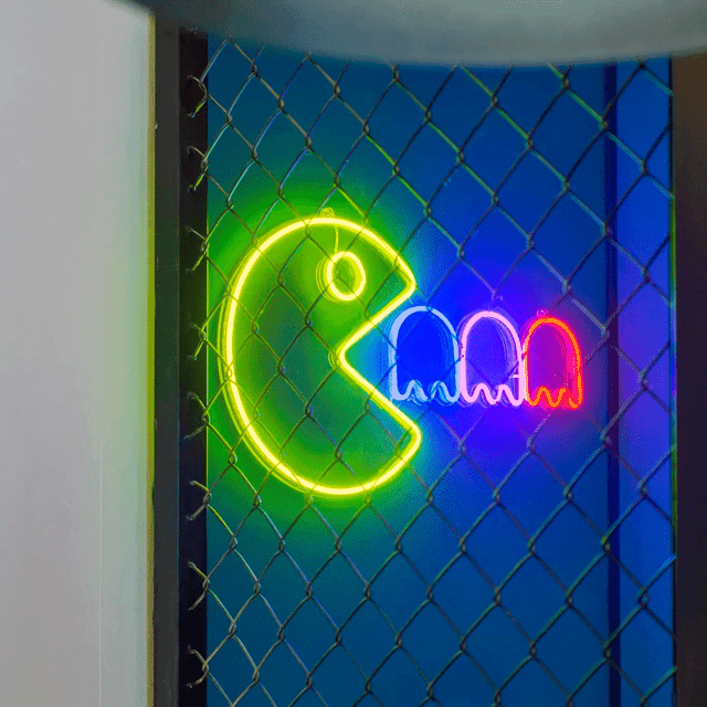 Neon Led - PACMAN - 25x65cm | Atacado neon