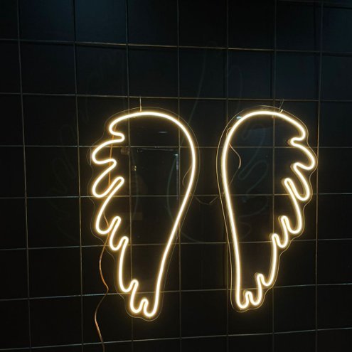 Placa luminária neon Led - BOCA - 30x20cm | Atacado Neon