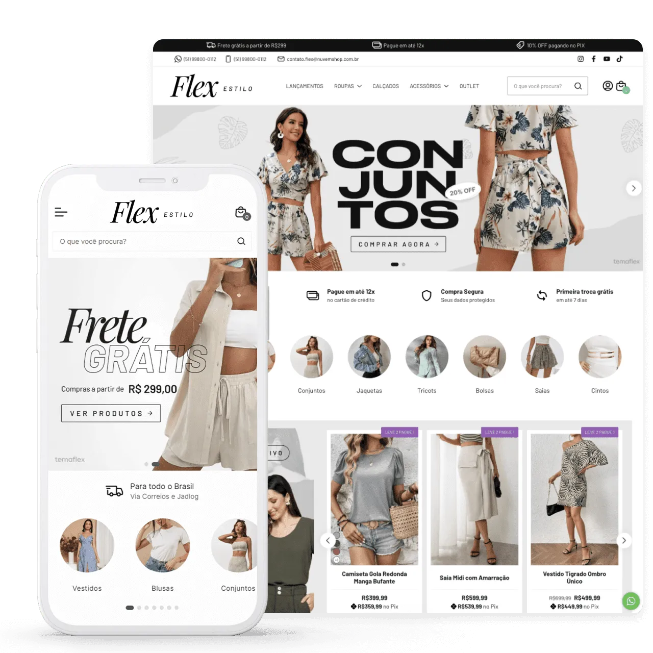 Tema Flex Nuvemshop | Flex Commerce & odo.digital