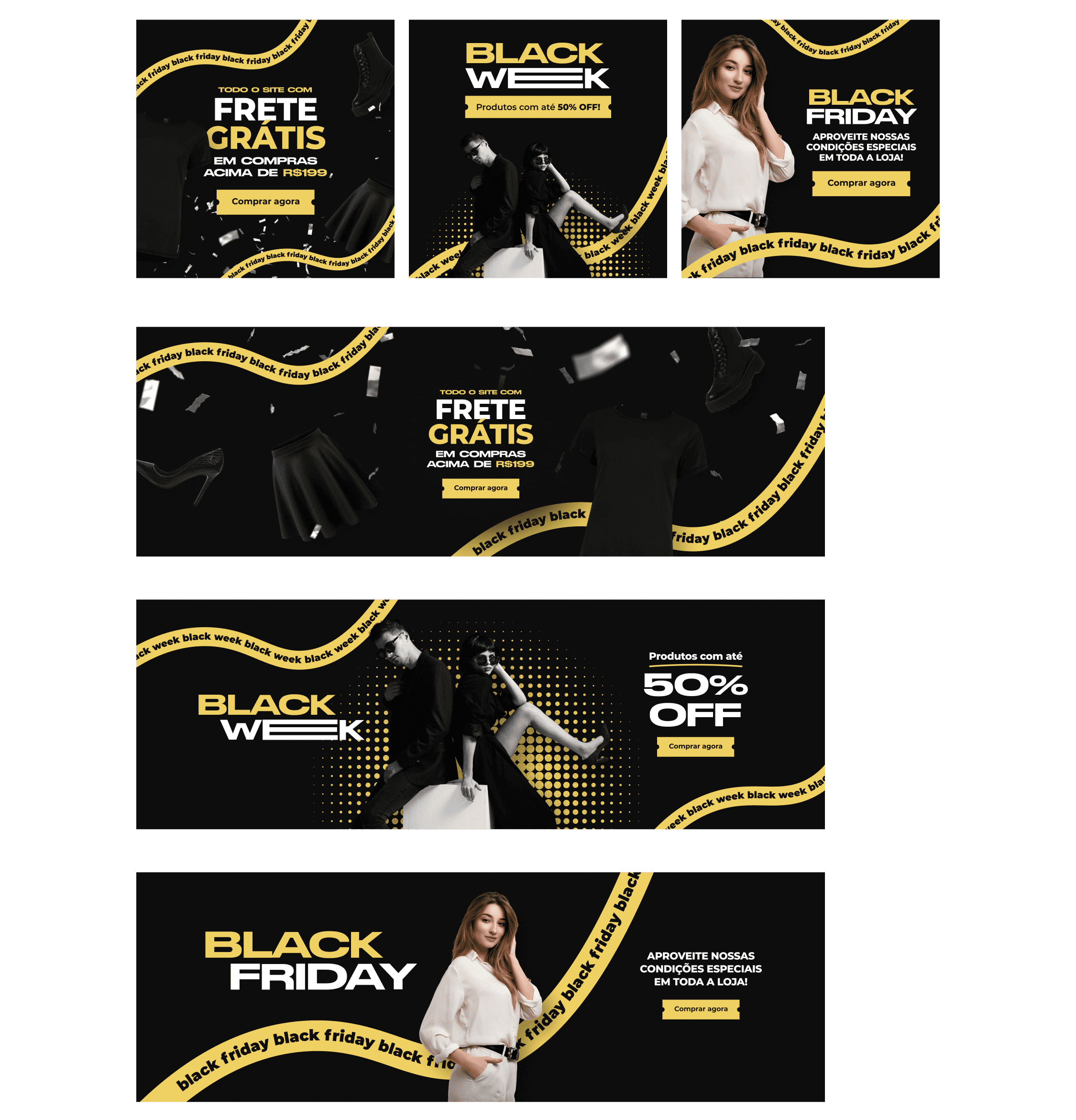 Pack Banners Black Friday | Flex Commerce & odo.digital