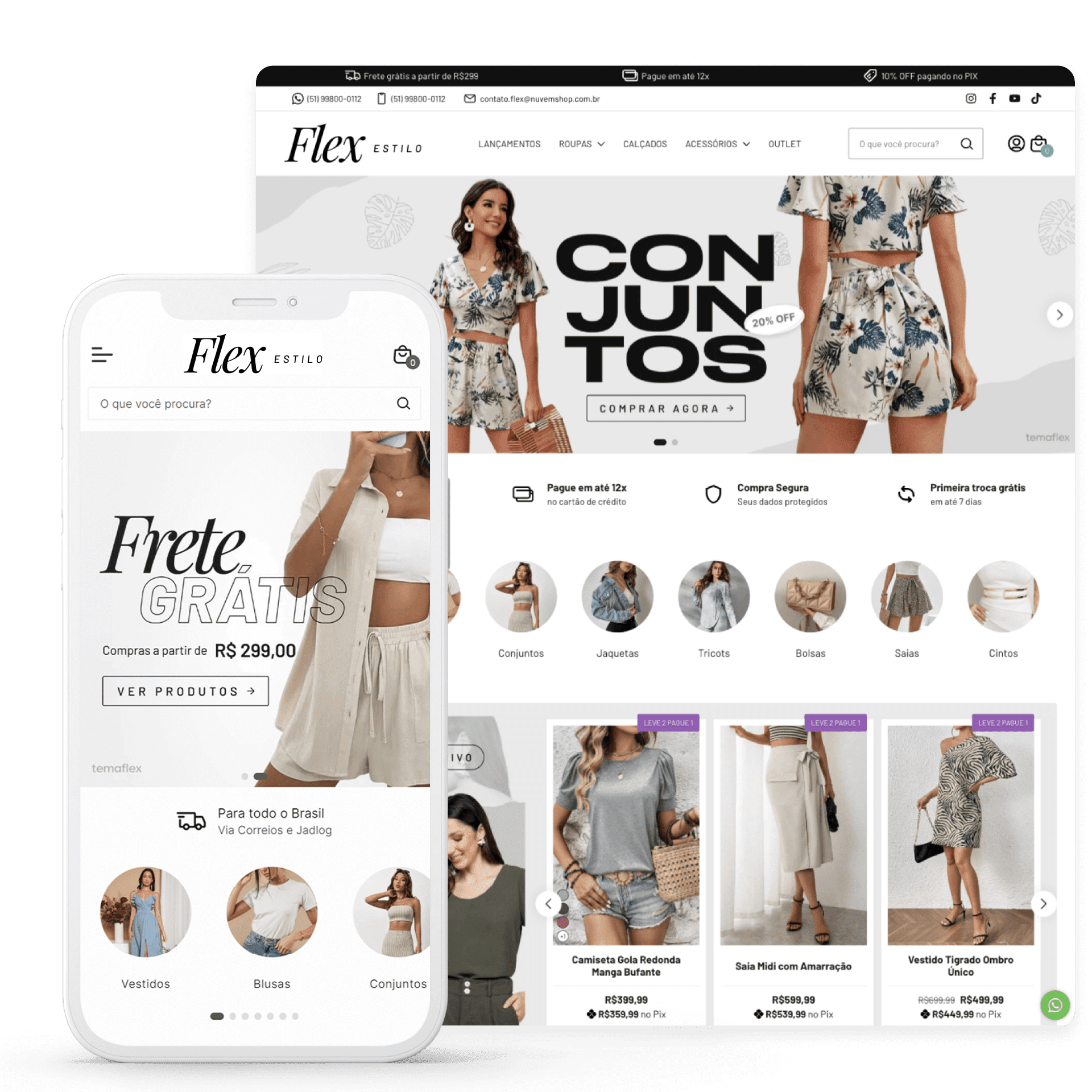 Tema Flex Nuvemshop | Flex Commerce & odo.digital