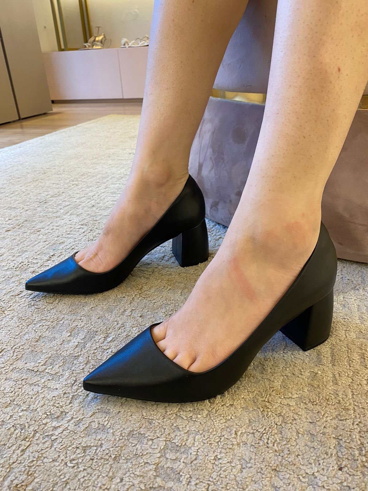 SCARPIN BLOCO ADELE | Voncuv Shoes