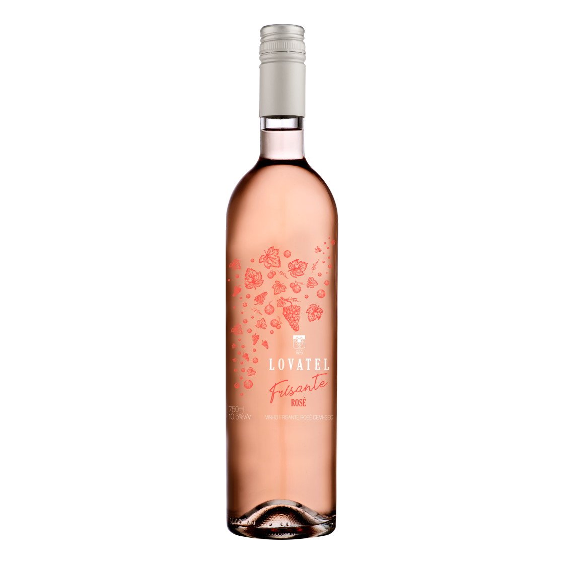 Vinho Frisante Rosé Demi-Sec 750 ml - Lovatel | Dwines