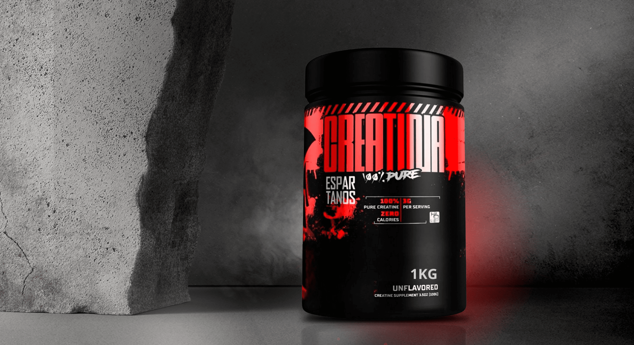 Creatina Monohidratada 100% Pura 1KG - Espartanos - Aprovada Laudo ...