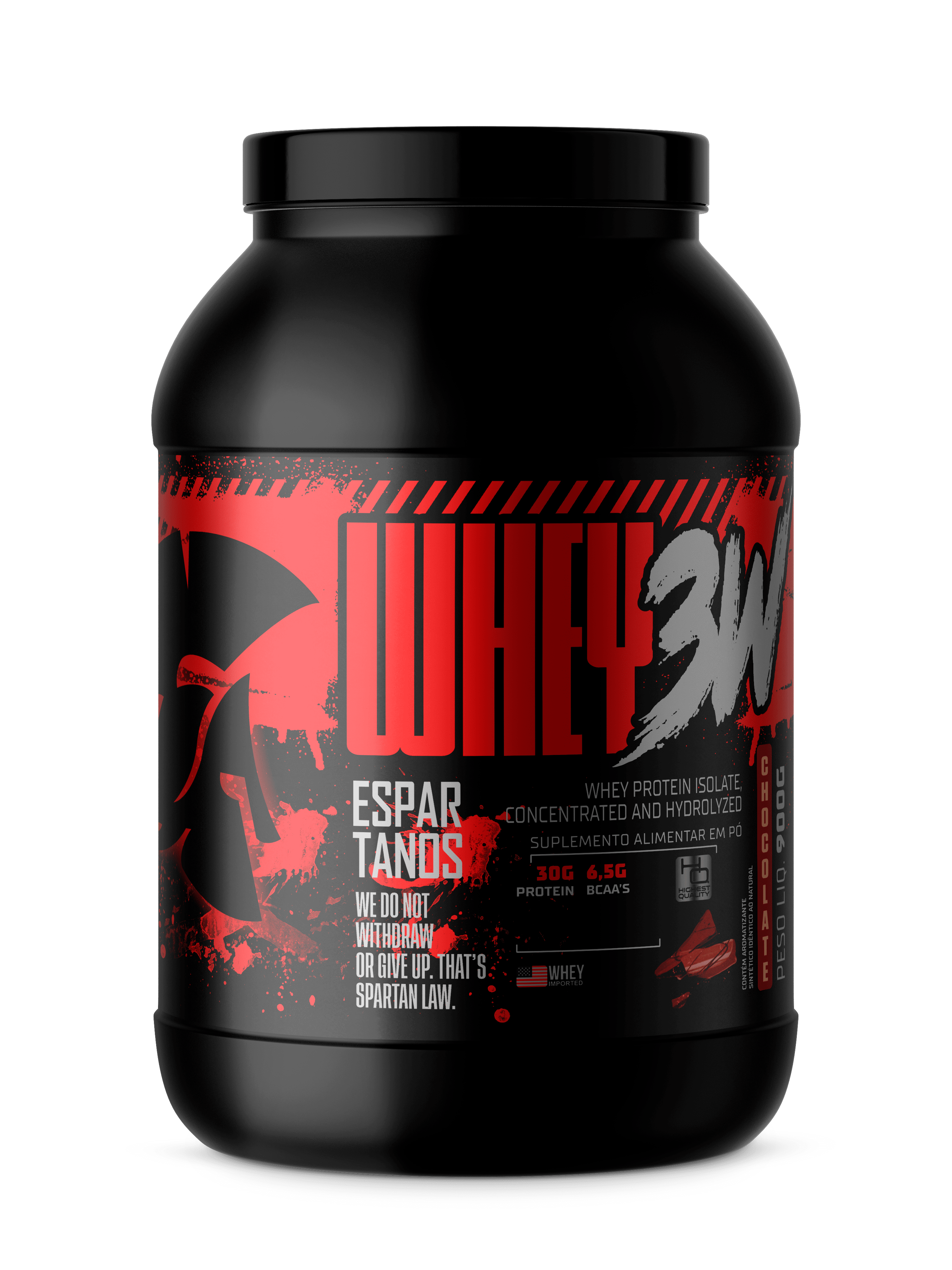 Whey Protein 3W 900G - Espartanos | ESPARTANOS