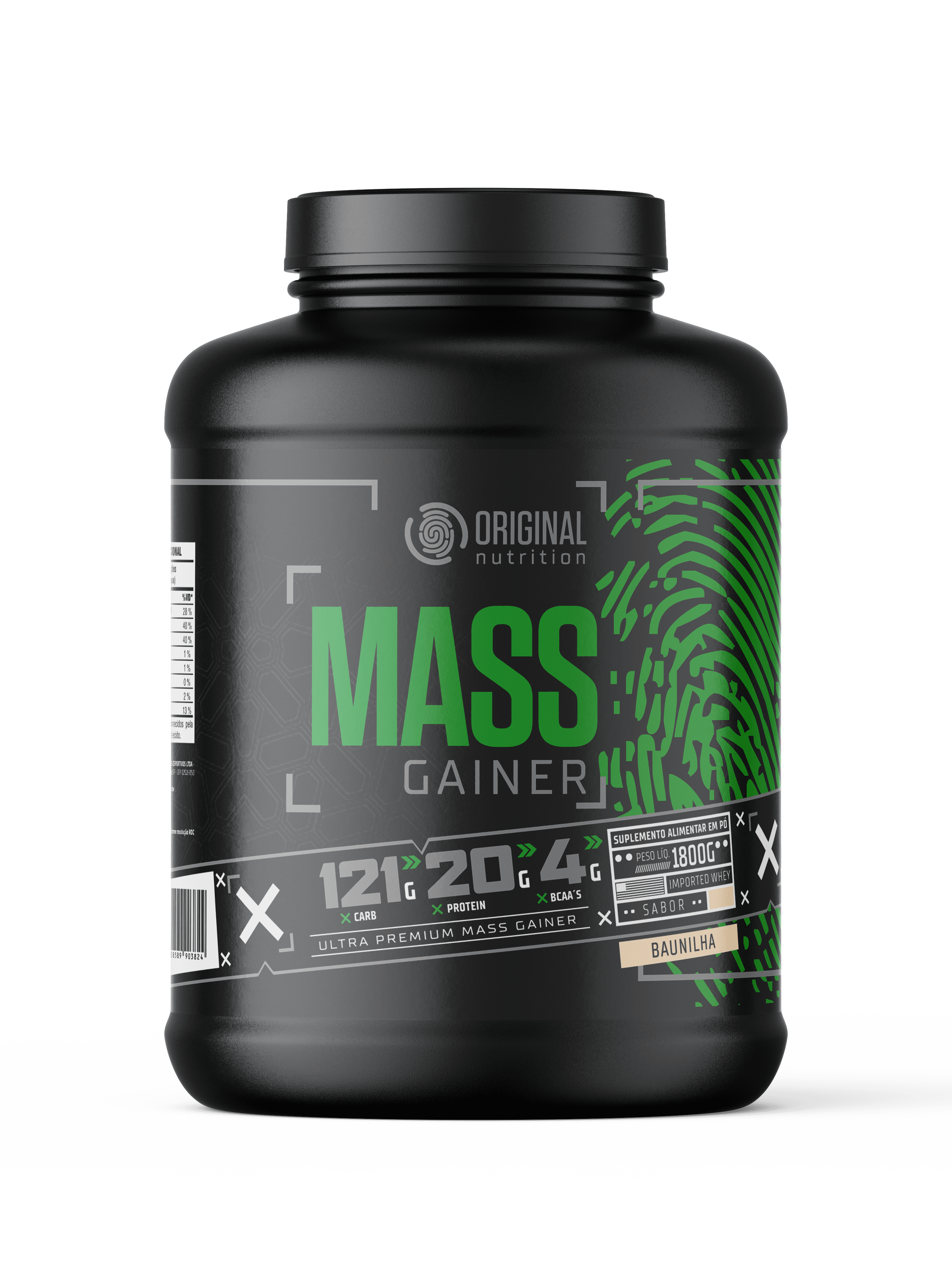 Mass Gainer Hipercalórico 1800G - Original Nutrition | ESPARTANOS