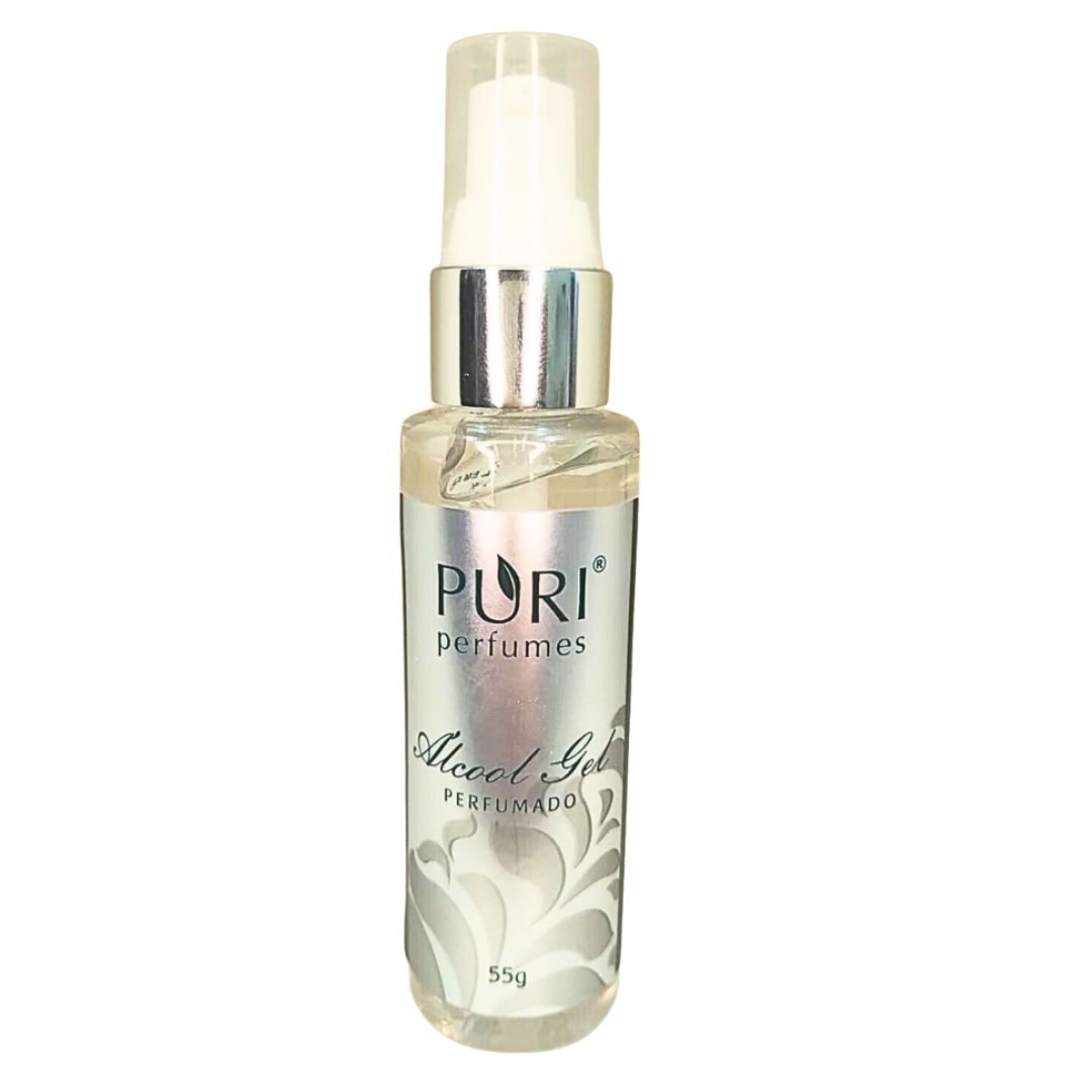 Álcool Gel PET 55g Vanilla | Puri Perfumes