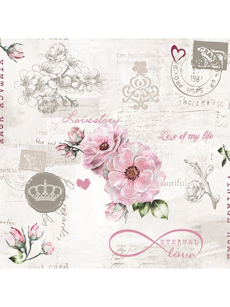 Guardanapo GD3890 Floral Vintage | Benditas Criações