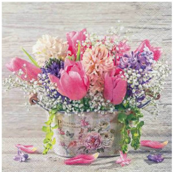 Guardanapo GD9020 Arranjo Floral | Benditas Criações