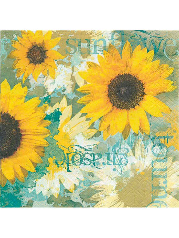 Guardanapo GD2102 Girassóis | Benditas Criações