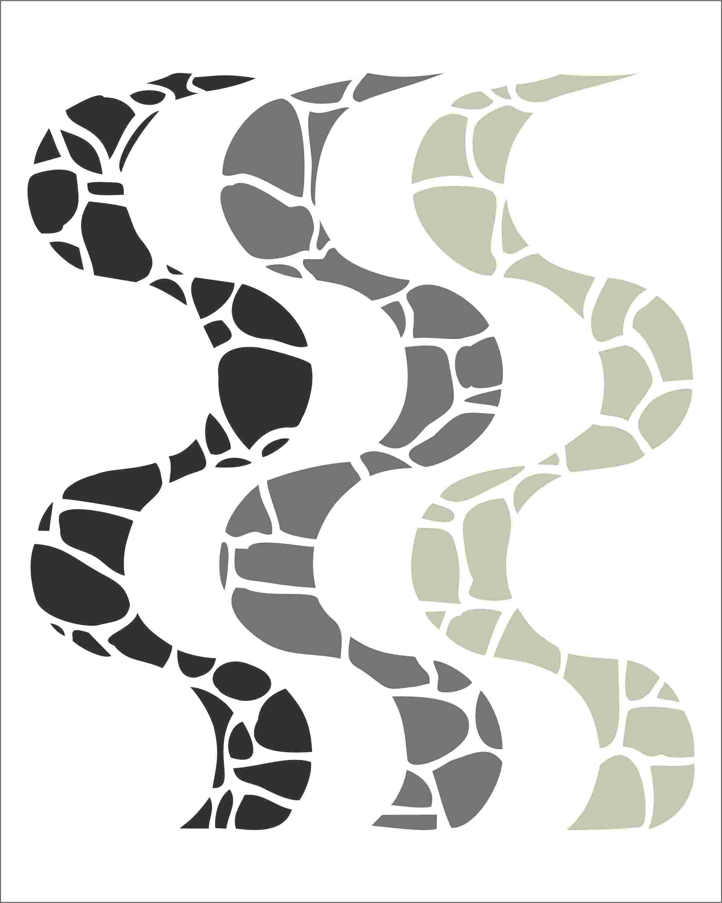 Stencil 20x25 ST3303 ESTAMPARIA CALÇADA IPANEMA | Benditas Criações