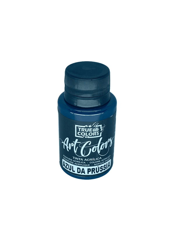TINTA ACRÍLICA ART COLORS 60ml - AZUL DA PRÚSSIA | Benditas Criações
