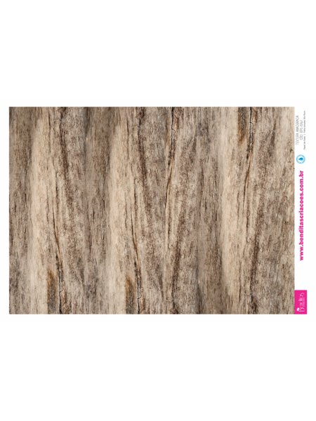 PAPEL DE SEDA 70x50 BPS-10167 TEXTURA AMADEIRADA | Benditas Criações