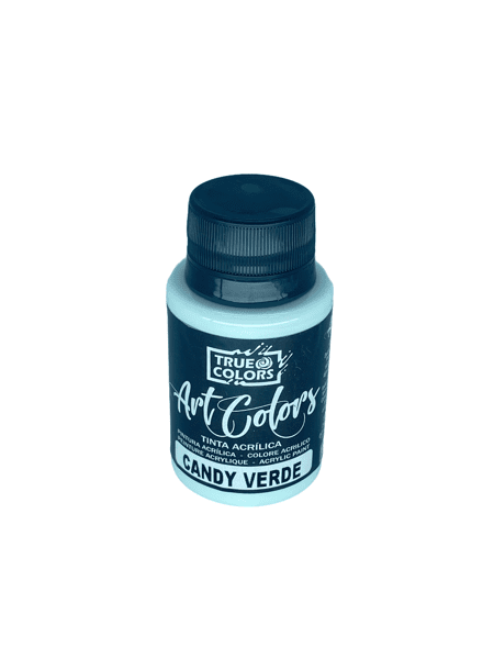 TINTA ACRÍLICA ART COLORS 60ml - CANDY VERDE | Benditas Criações