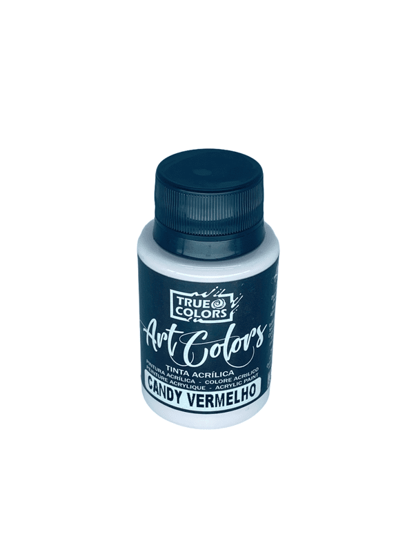 TINTA ACRÍLICA ART COLORS 60ml - CANDY VERMELHO | Benditas Criações