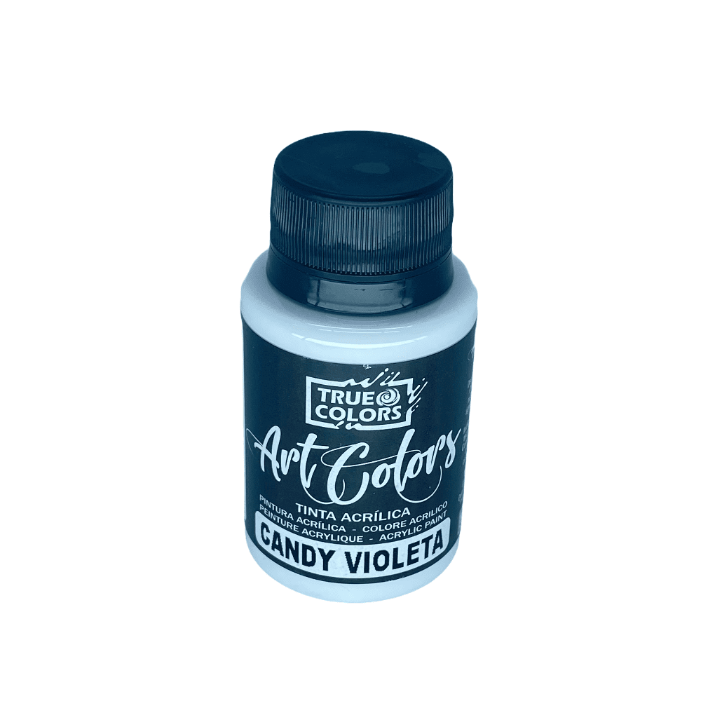 TINTA ACRÍLICA ART COLORS 60ml - CANDY VIOLETA | Benditas Criações
