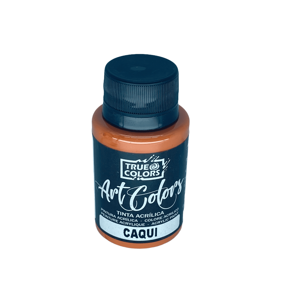 TINTA ACRÍLICA ART COLORS 60ml - CAQUI | Benditas Criações