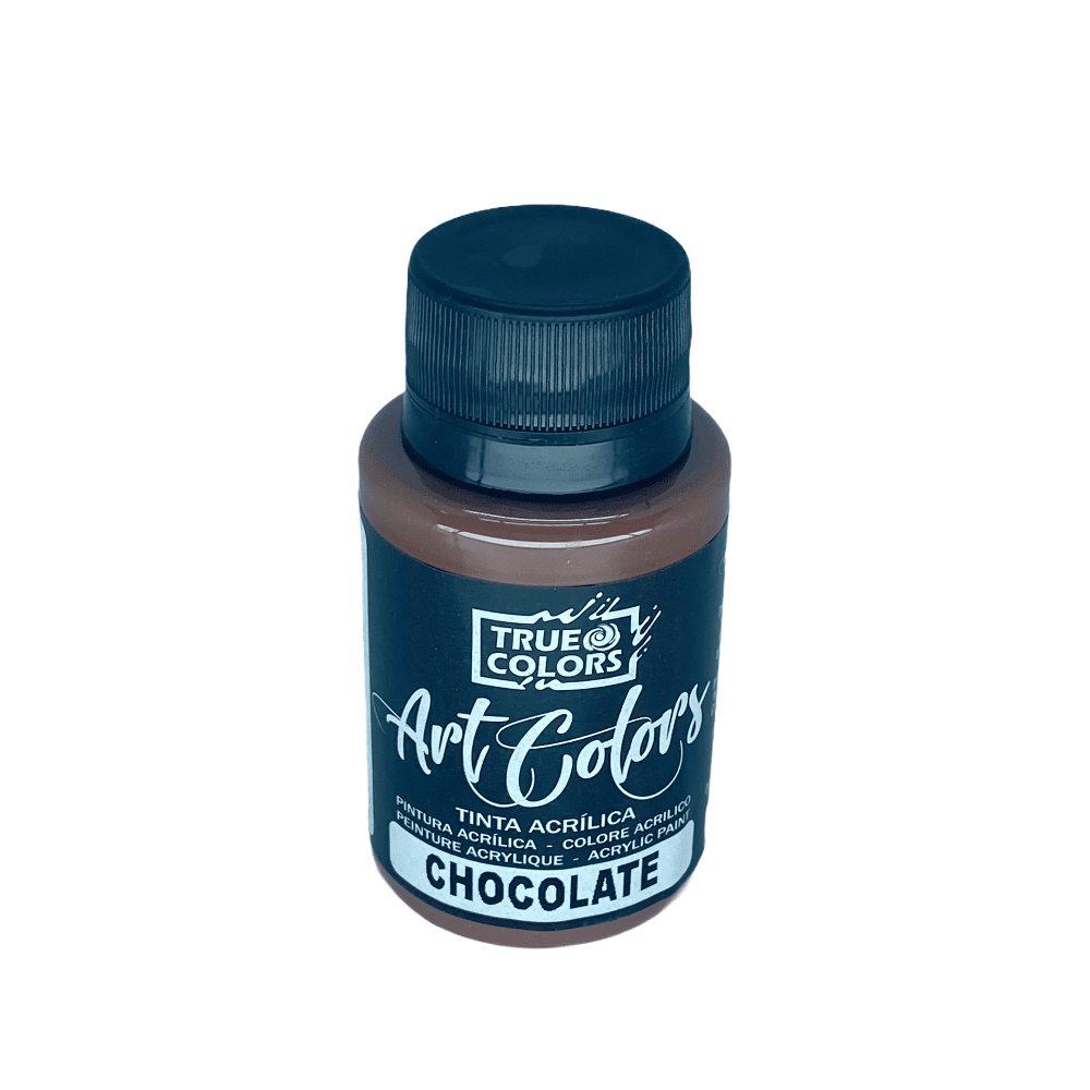 TINTA ACRÍLICA ART COLORS 60ml - CHOCOLATE | Benditas Criações
