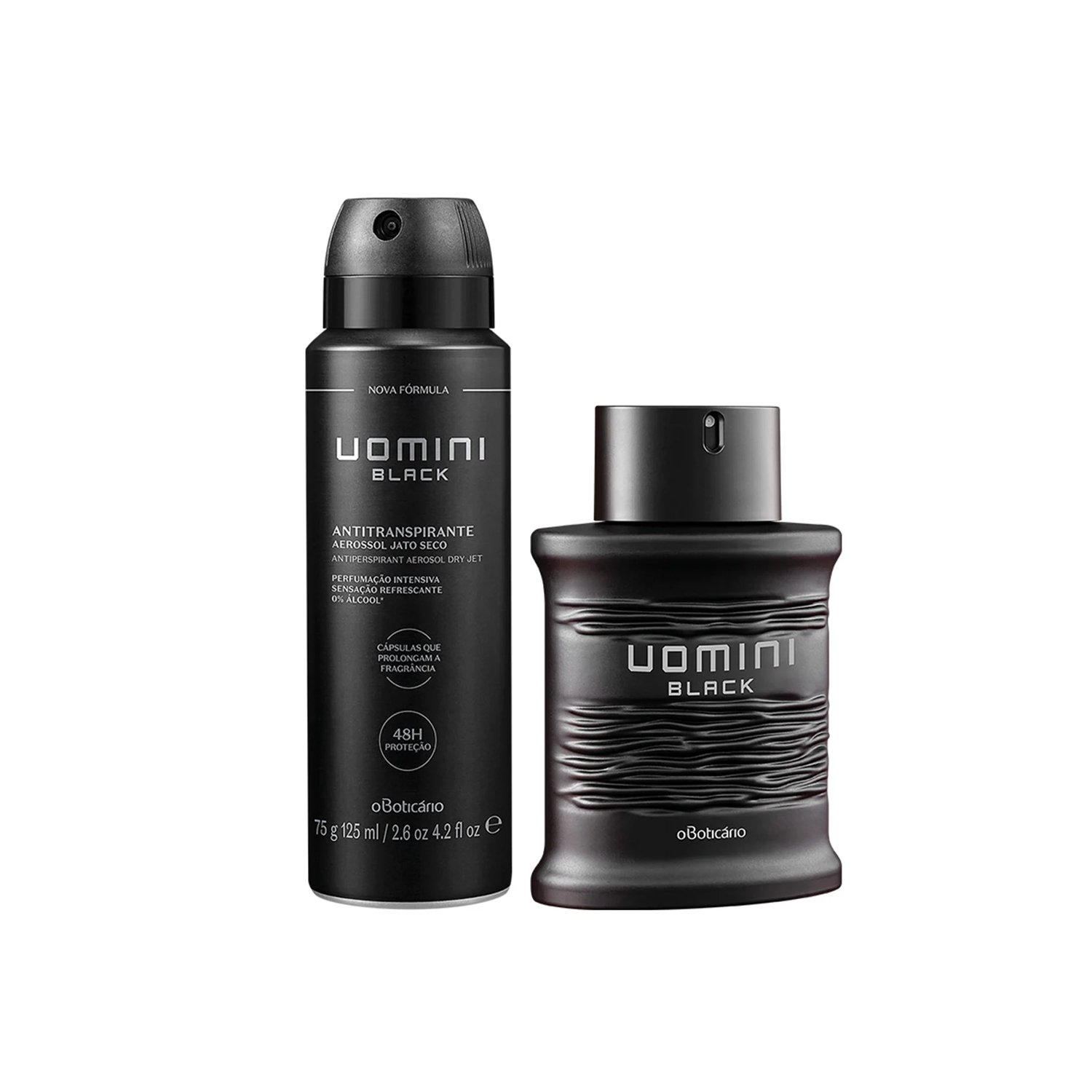 Combo Uomini Black: Desodorante Colônia, 100Ml + Desodorante Anti ...