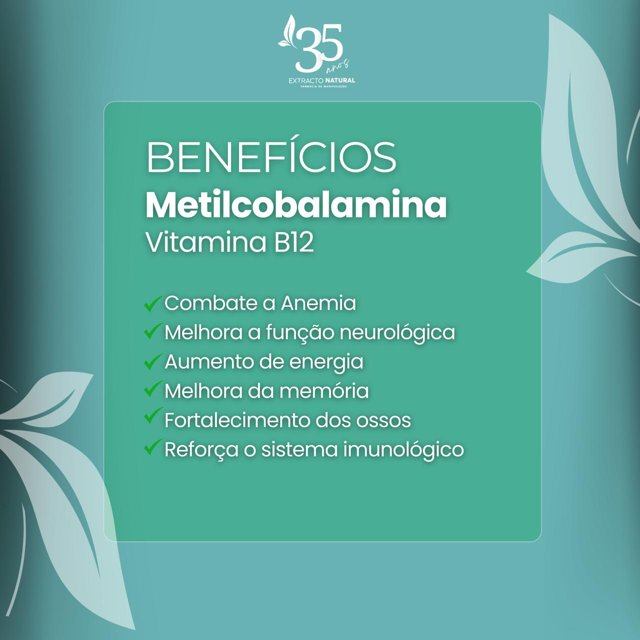 Metilcobalamina 1000mcg - Comprimido Sublingual Vitamina B12 | Extracto ...