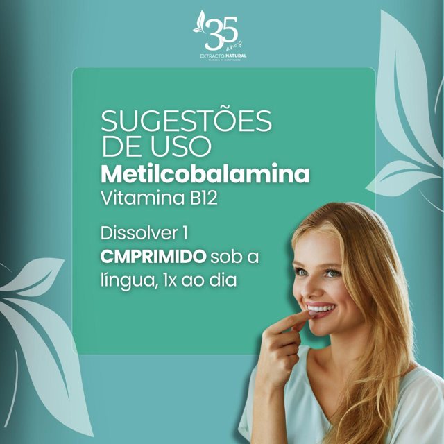 Metilcobalamina 1000mcg - Comprimido Sublingual Vitamina B12 | Extracto ...