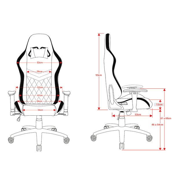 Cadeira DT3 Estelar BBB Big Boss | STARTEC MACAE INFORMÁTICA & GAMES