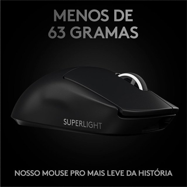 Mouse Sem Fio Gamer Logitech G PRO X Superlight, Lightspeed, 25000 DPI ...