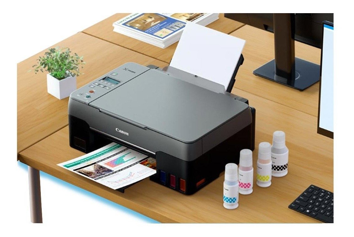 MULTIFUNCIONAL TANQUE DE TINTA CANON MEGA TANK G2160 10,8/6IPM PT ...