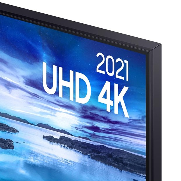 Smart 55" TV UHD 4K Samsung 55AU7700, Processador Crystal 4K, Tela sem ...