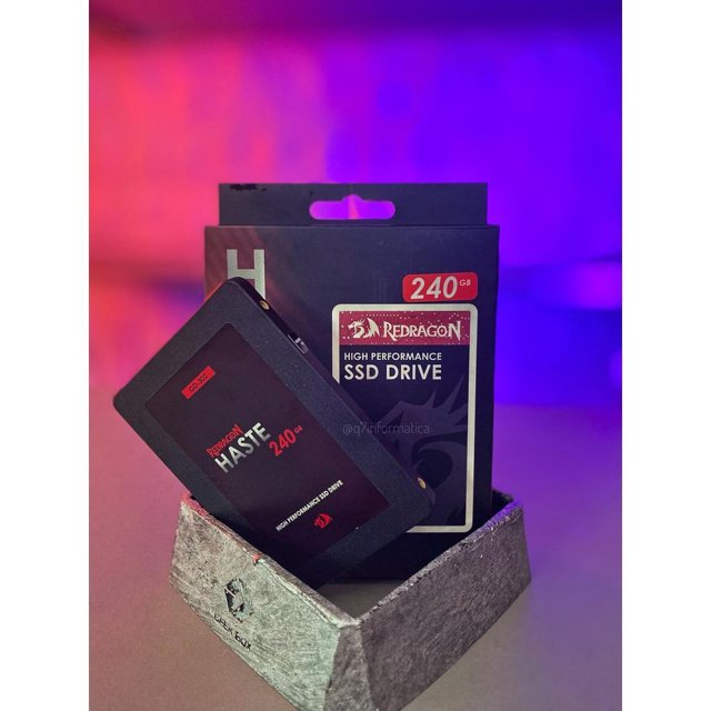 SSD REDRAGON HASTE 240GB | STARTEC MACAE INFORMÁTICA & GAMES