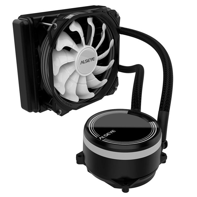 WATER COOLER ALSEYE RGB PRETO M120 | STARTEC MACAE INFORMÁTICA & GAMES