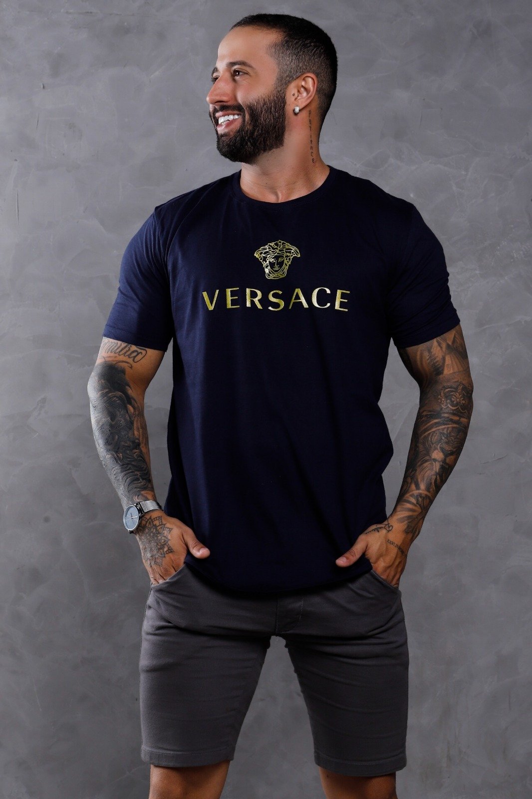 CAMISETA MASCULINA VERSACE | Q BonitaTshirt
