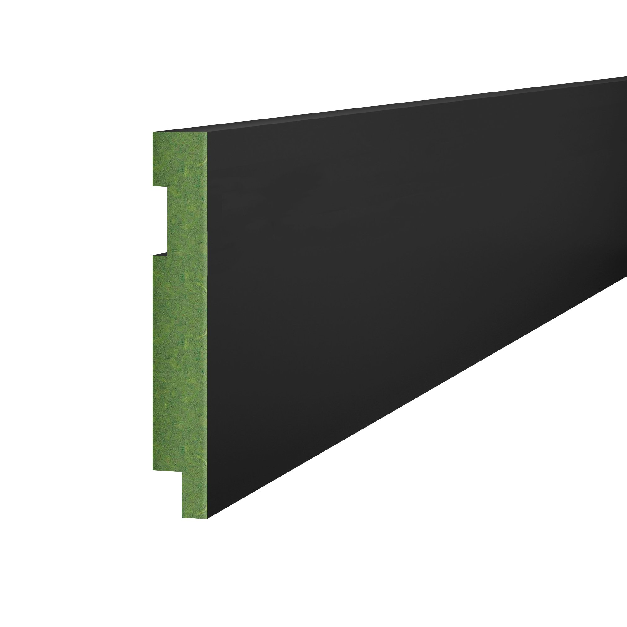 Rodapé revestido em PVC liso - barra de 2,4m | Turen