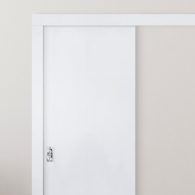 Porta Interna de Correr Revestida de PVC T-00 | Turen