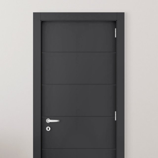 Porta Interna de Giro Revestida de PVC T-02 | Turen