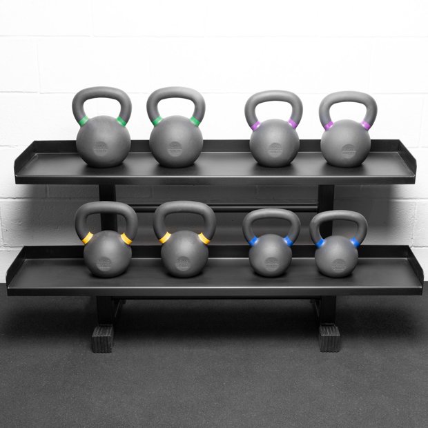 Kit Kettlebell com 12/16/20 e 24kg + Suporte | Chroma Fitness