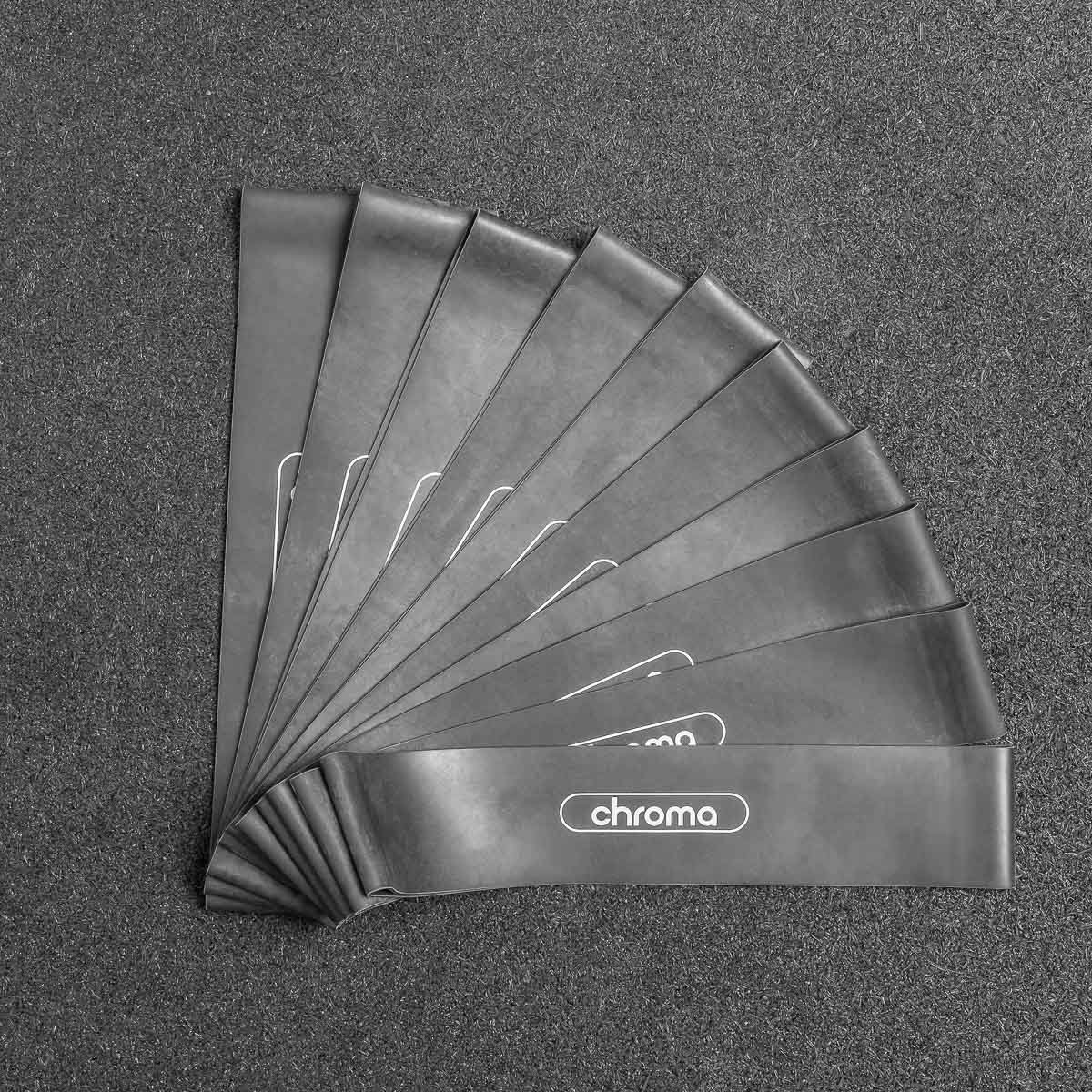 Kit Mini Band extra forte (10 unids) | Chroma Fitness