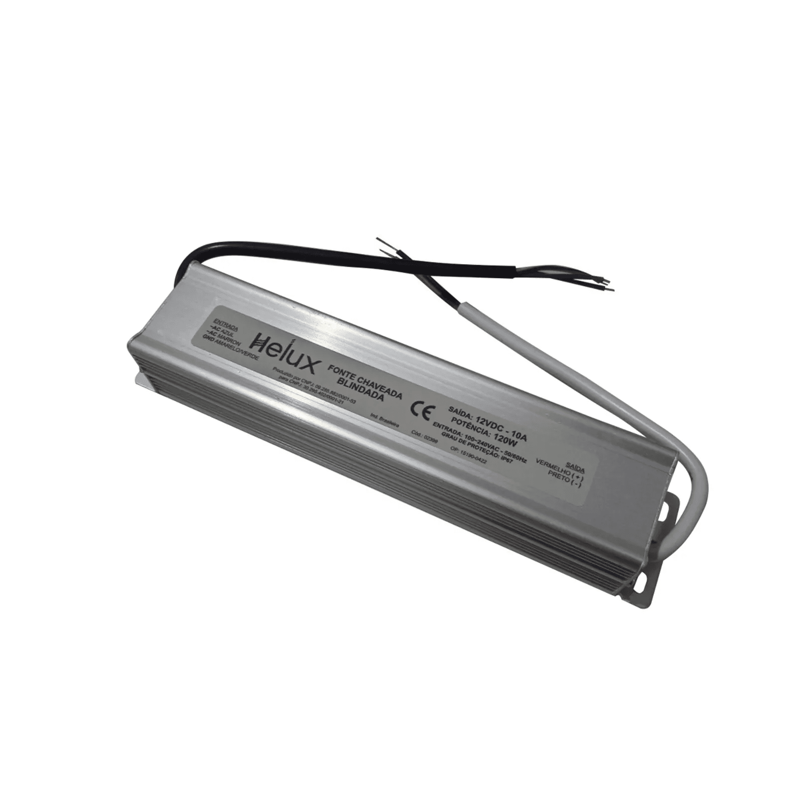 Fonte Blindada 120w - Helux | Hofftech