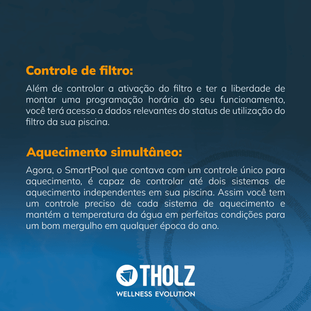Central de Automação Novo Smartpool 200w Tholz - MTZ1462N | Hofftech