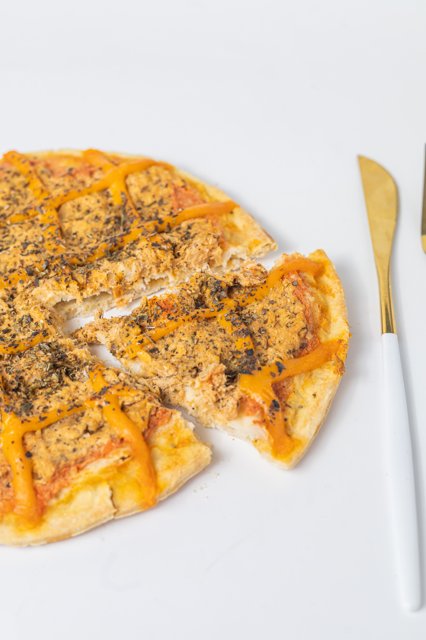 Pizza Frango com Cheddar | Santa Porção