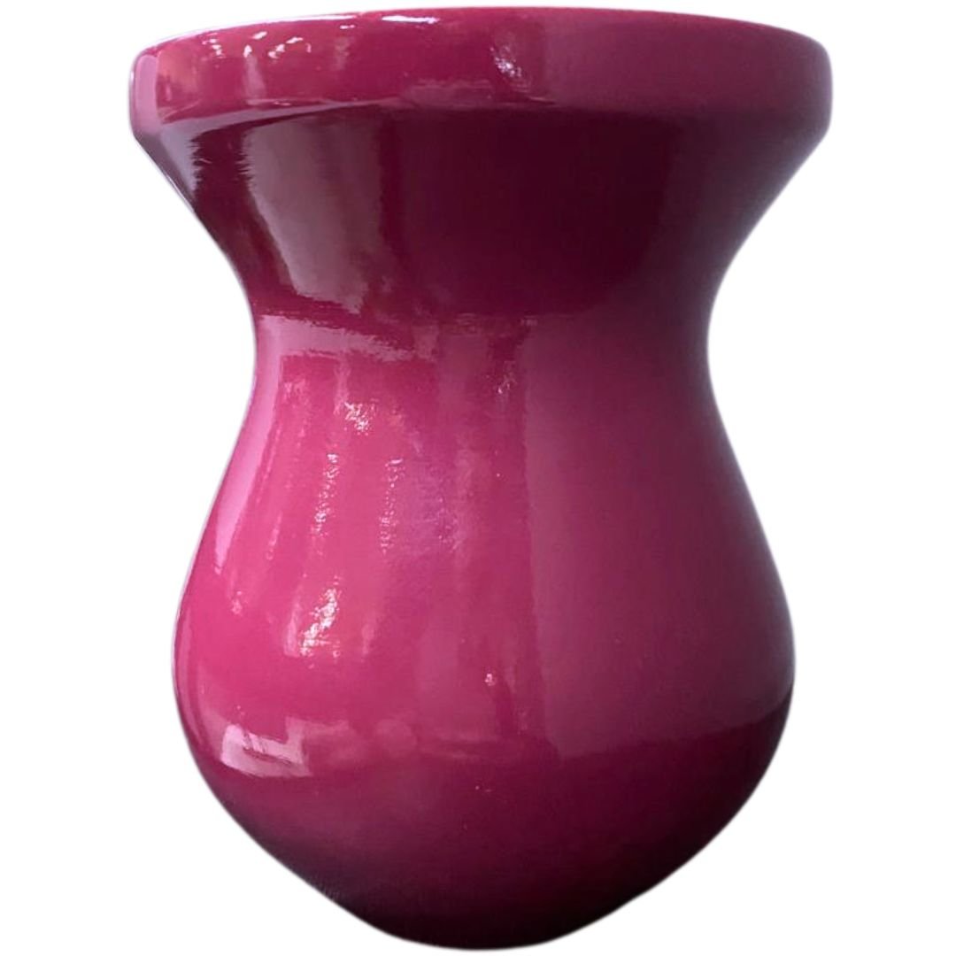 17048 - CUIA DE MADEIRA BAGO - BURGUNDY VERNIZ | Mix Atacadista