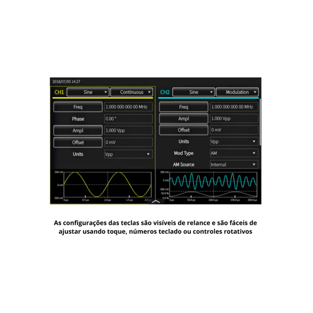 Gerador de Funções AFG31252 Tektronix | Raisa Produtos Eletrônicos
