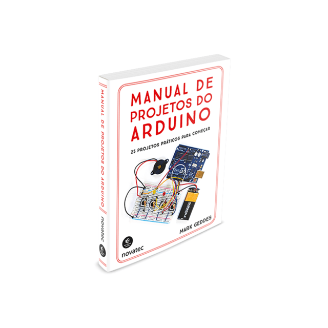 Livro Manual de projetos do Arduino | Raisa Produtos Eletrônicos