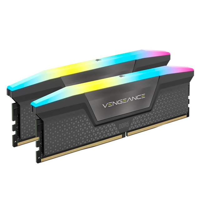 MEMÓRIA RAM CORSAIR VENGEANCE RGB DDR5 32GB (2X16GB) 5200MHZ ...