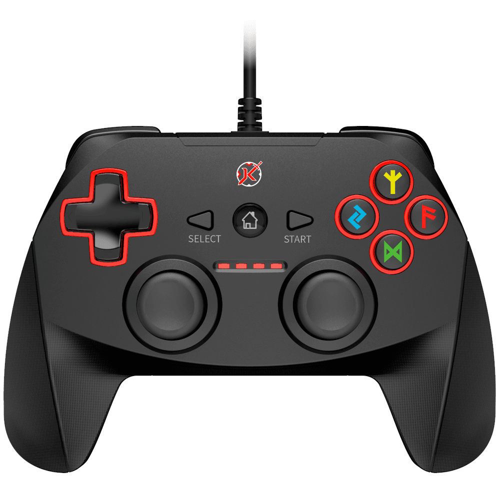 CONTROLE KALKAN DAGAZ PRETO KLK00001 - PC/PS3 | CHIPWARE INFORMÁTICA