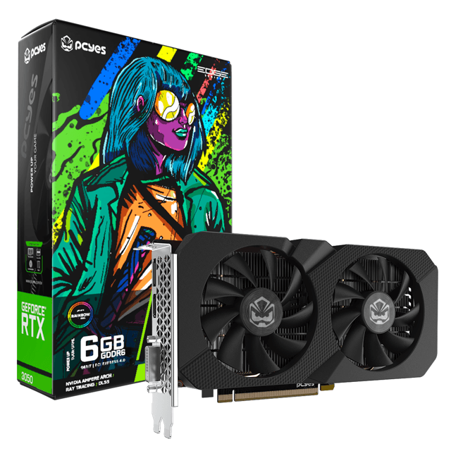 PLACA DE VÍDEO RTX 3050 6GB GDDR6 96BITS PCYES PROJETO EDGE ...