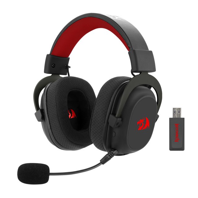 HEADSET GAMER REDRAGON ZEUS PRO SEM FIO RGB PRETO H510-PRO / 7.1 ...